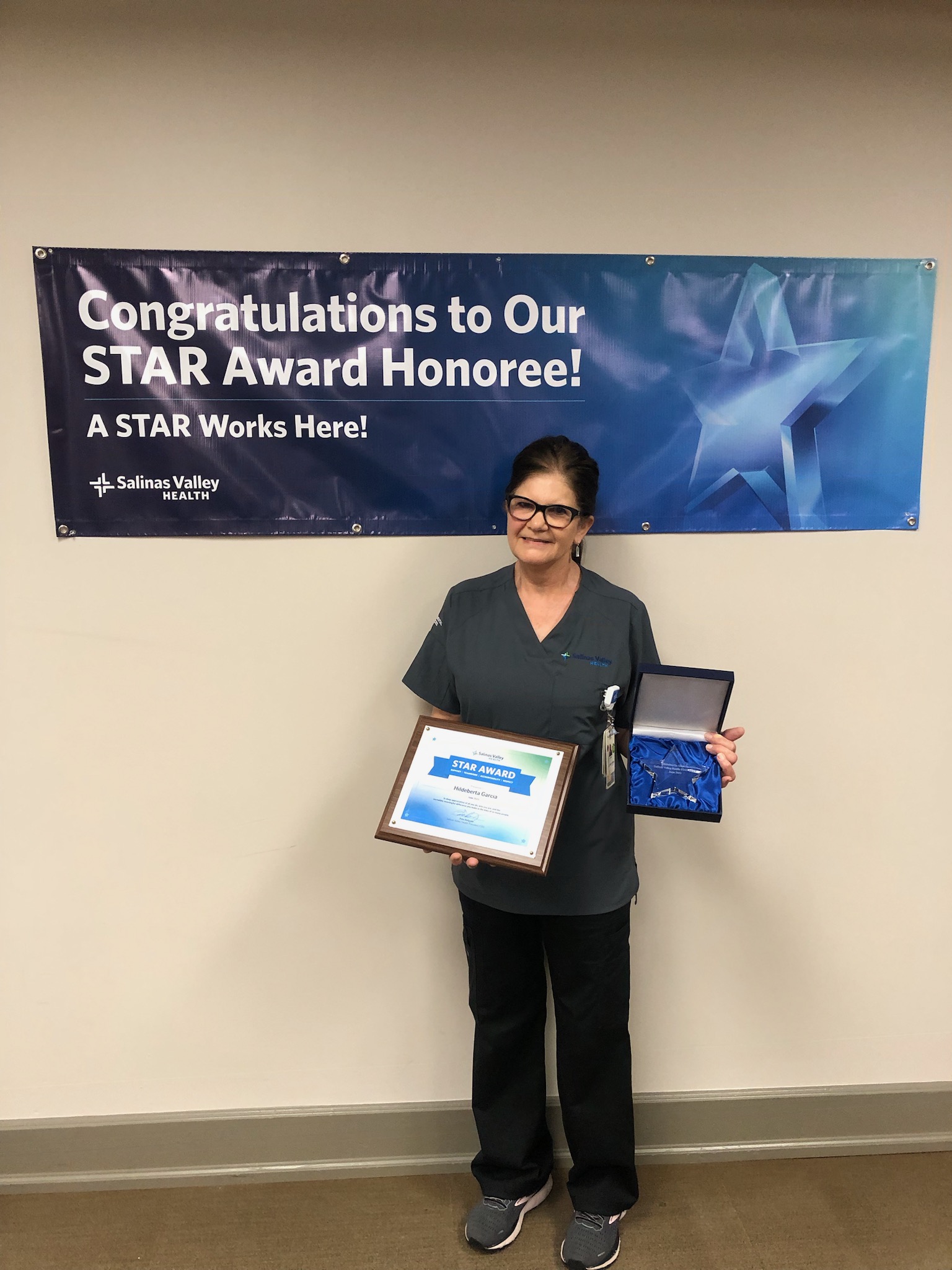 Environmental Services Aide Receives STAR Award